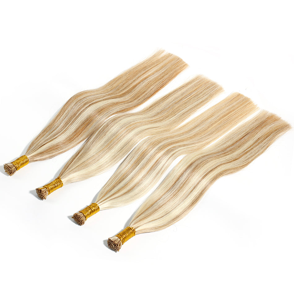 Piano color 4/#613 I tips extensions karida virgin human hair extensio ...